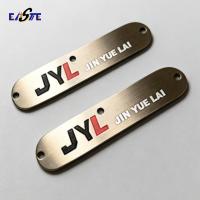 China Custom Chemical Etched Metal Nameplates 0.02-1.5mm Thickness with ±0.01mm Tolerance for Industrial Branding for sale