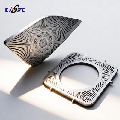 China Custom Photo-Etched Car Speaker Grilles 0.02-1.5mm Thickness ±0.01mm Tolerance for German Market for sale
