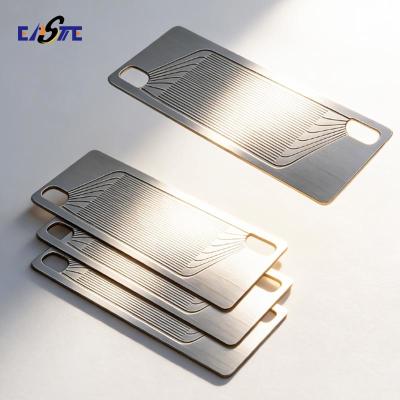 China Custom Chemical Etched Metallic Bipolar Plates 0.5mm Thickness ±0.03mm Tolerance for Fuel Cells for sale
