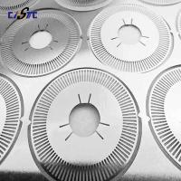 China Custom Etched Optical Encoder Disc 0.05mm Thickness ±0.005mm Tolerance for Motion Sensing for sale