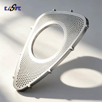 China Chemical Etched Micro-Perforated Metal Speaker Grilles 0.03mm Hole Automotive Acoustics for sale