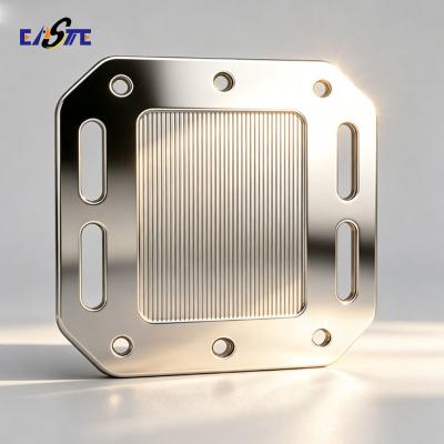 China 316L Stainless Steel Titanium Fuel Cell Bipolar Plate 0.1mm Double Sided Etched Flow Channel for PEM Hydrogen Stack for sale