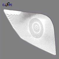China Precision Metal Etched Car Speaker Grilles with 85% Open Area Ratio and ±0.01mm Tolerance for Automotive Audio Systems for sale