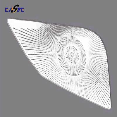 China Precision Metal Etched Car Speaker Grilles with 85% Open Area Ratio and ±0.01mm Tolerance for Automotive Audio Systems for sale