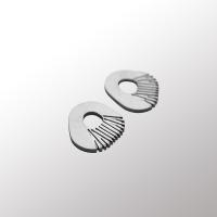 China Custom Precision Etched Metal Blade Components with ±0.01mm Tolerance and Radial Slots in Steel Titanium for sale