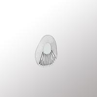 China Custom Precision Etched Metal Blade Components with ±0.01mm Tolerance and Radial Slots in Steel Titanium for sale