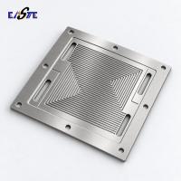China Custom Etched Bipolar Plate Service Stainless Steel 316L Titanium Flow Field Plates For PEM Electrolyzer for sale