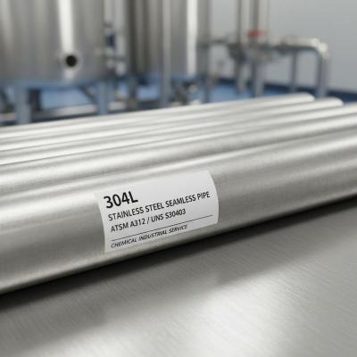 China 316L Stainless Steel Seamless Pipe 168.3mm OD 7.11mm Wall ASTM A312 Annealed Pickled 6m for sale