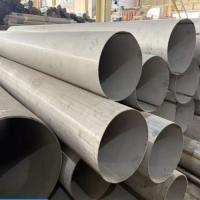 China Large Diameter Stainless Steel Welded Pipe 304 / 316L Acid And Alkali Resistant for sale