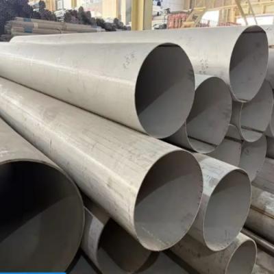 China Large Diameter Stainless Steel Welded Pipe 304 / 316L Acid And Alkali Resistant for sale