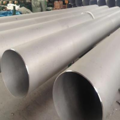 China Welded 304 Stainless Steel Round Pipe ASTM A312 Mirror Finish For Handrails Railings for sale