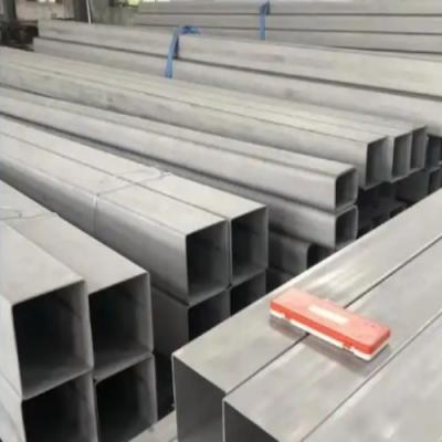 China 316L Stainless Steel Rectangular Tube 150mmx100mm OD 3mm Wall ASTM A554 Annealed Pickled 6m for sale