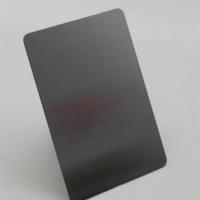China 201 304 316L Black Brushed Stainless Steel Sheet PVD Black Coated Satin Finish for sale