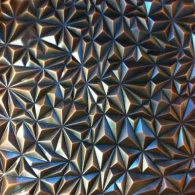 China Linen Finish 2B Stainless Steel Embossed Sheet Customizable For Elevator Interior for sale