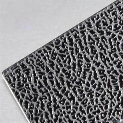 China Leather Texture Decorative Metal Panels PVD Color Coating Wear Resistant for sale