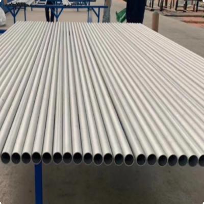 China 304L Stainless Steel Welded Pipe 219.1mm OD 5.16mm Wall ASTM A358 Annealed Pickled 6m for sale