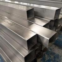 China Welded Stainless Steel Square Tube Structural ERW Hollow Section For Frames Railings for sale