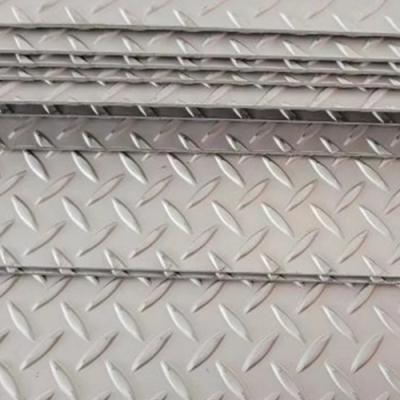 China ASTM A240 316 Embossed Stainless Steel Sheet 0.6mm-3.0mm Thickness Linen Leather Pattern for Anti-Slip Flooring Systems for sale