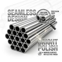 China 304 Stainless Steel Seamless Pipe ASTM A312 21.3mm x 2.77mm 6 Meter Length Annealed Pickled for sale