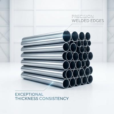 China 316 Stainless Steel Welded Pipe ASTM A312 60.3mm x 3.91mm 6 Meter Length Pickled Passivated for sale