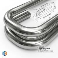 China 316L Stainless Steel Heat Exchanger Tube ASTM A249 25.4mm x 1.65mm 6 Meter Length Bright Annealed for sale