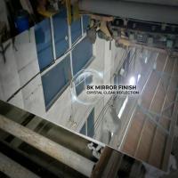 China 430 Mirror Finish Stainless Steel Sheet 8K Polished Decorative Reflective Panel 0.5mm-3.0mm for sale