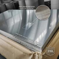 China 316L Brushed Stainless Steel Sheet No.4 Finish Satin Surface Marine Grade 0.5mm-6.0mm for sale