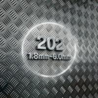 China 202 Stainless Steel Checker Plate Diamond Pattern Cost Effective 1.8mm-6.0mm for sale