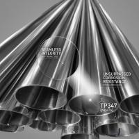China ASTM A312 TP347 Niobium Stabilized Stainless Steel Seamless Pipe Annealed SCH40 for High Temperature Applications for sale