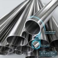 China ASTM A312 TP347 Niobium Stabilized Stainless Steel Seamless Pipe Annealed SCH40 for High Temperature Applications for sale