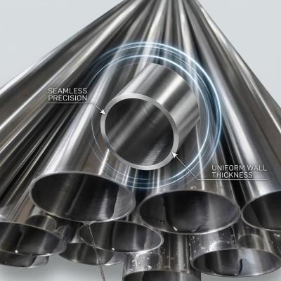 China ASTM A312 TP304H Stainless Steel Seamless Pipe SCH80 High Temperature Boiler Tube for sale