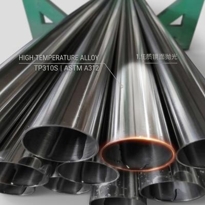 China ASTM A312 TP310S Stainless Steel Seamless Pipe Heat Resistant Oxidation Resistant for High Temperature Service for sale