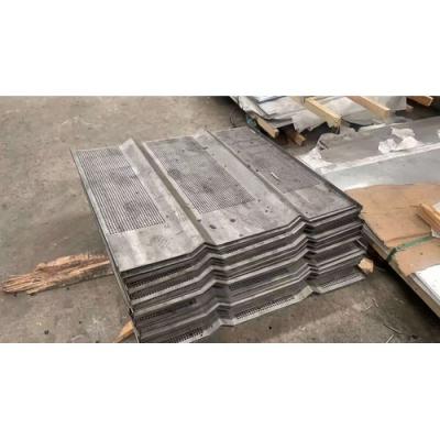 China Custom Stainless Steel Perforated Bent Plate CNC Punched 304 316L Metal Fabrication for sale