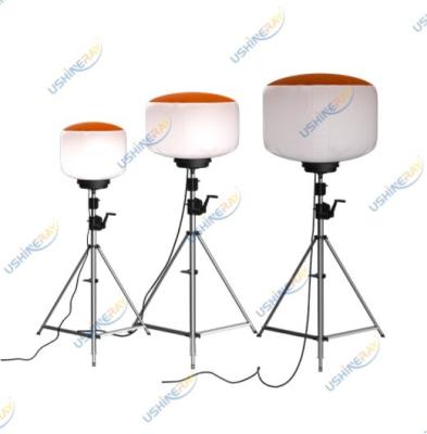 China Portable Construction Balloon Work Light 150W 360 Degree Illumination High Power LED Tripod Stand for sale