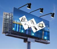 China 36w 360 Vertical Rotation Outdoor Led Advertising Billboard For Market Exhibition 5- for sale