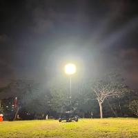 China 1400W High Brightness Glare Free Balloon Light Tower Tripod for Construction Mining for sale