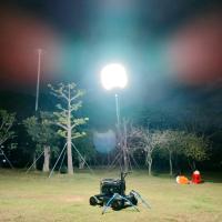 China 320w Lighting Solutions Service Dialux Evo Layout 51200lm Tripod Light Tower For Emergency for sale