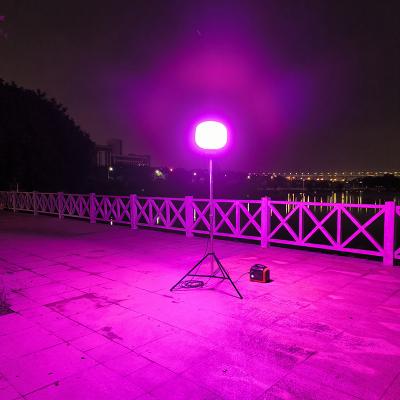 China 200W LED Light Source Portable Outdoor Balloon Light Tower for Construction or Events for sale