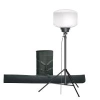 China Manual Lift Hand Crank Tripod Light Tower 320W Outdoor Balloon Lights For Advertising for sale