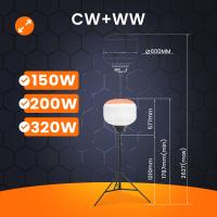 China Portable LED Balloon Lights 320W for sale
