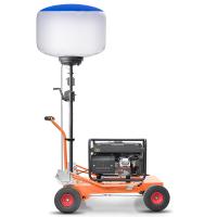 China High Power Led Balloons 1200W Electric Light Tower For Night Construction for sale