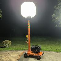 China Lighting Led Balloon Light Lamp 600W Green Light Tower For Minings for sale