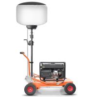 China High Power Led Telescoping Light Tower 1400W Balloon Outdoor Tower Lights For Industrial for sale