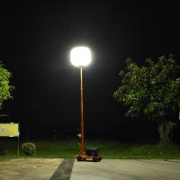 China Patent Design Work Lamp 600W LED Balloon Light Tower For Mining Locations for sale