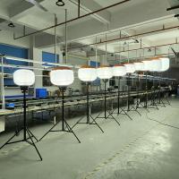 China Trolley Cart Tripod Lights 800W Led Balloon Lamp For Road Safty for sale