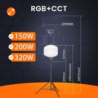 China 11250lm Balloon Light Tower 150Watt Portable Work Light  For Events for sale