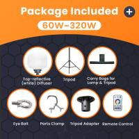 China Lightweight Tripod Light Tower 200W RGB Portable Balloon Light Tower For Weddings for sale