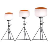 China Manual Lift Hand Crank Tripod Light Tower 320W Outdoor Balloon Lights For Advertising for sale