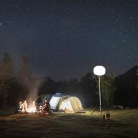 China No Glare Led Light With Tripod 150W LED Balloon Light Tower For Camps for sale