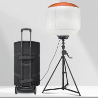 China Trolley Lighting LED Balloon Light Tower 1400W Mast Light Tower For Fire And Rescue for sale